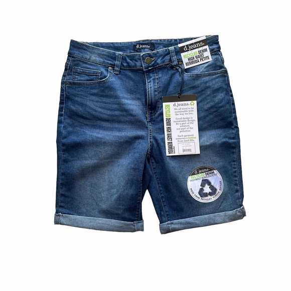 d. jeans | Shorts | Nwt Djeans Dw High Waist Bermuda Petite Size 8p | Poshmark